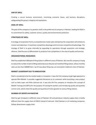 Shell Supply Chain Management | PDF