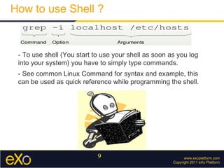 Shell scripting - By Vu Duy Tu from eXo Platform SEA | PPT
