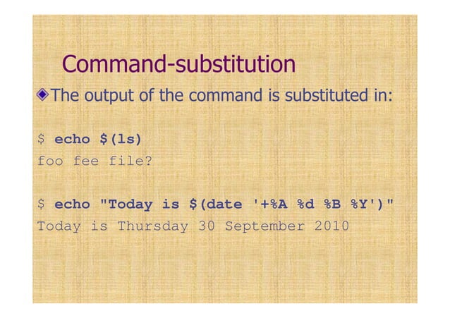 Shell Scripting Ppt 
