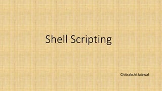 Shell scripting - Basic (PART -1) | PPT