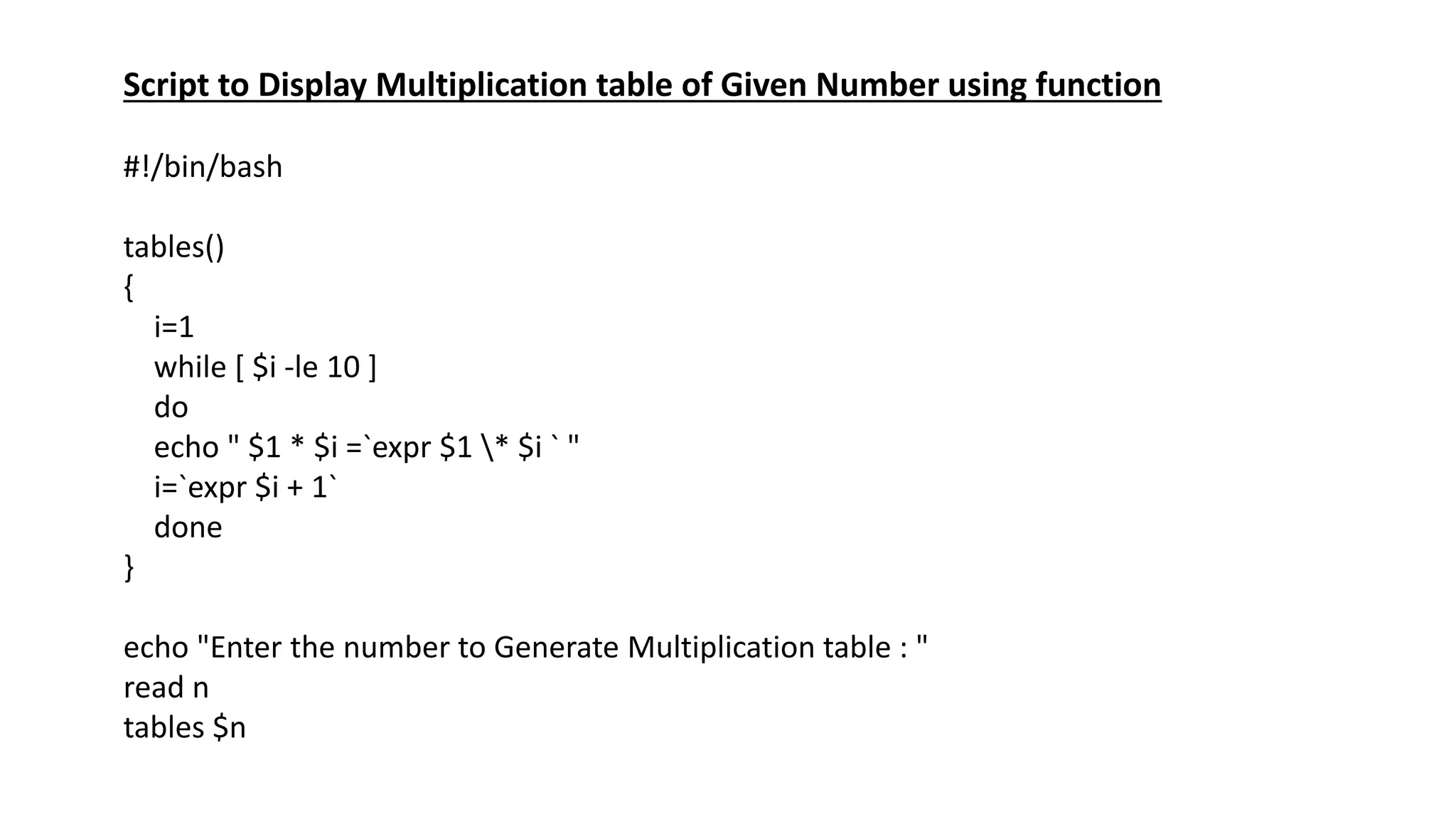 Shell Scripting Examples Charanpptx 3167