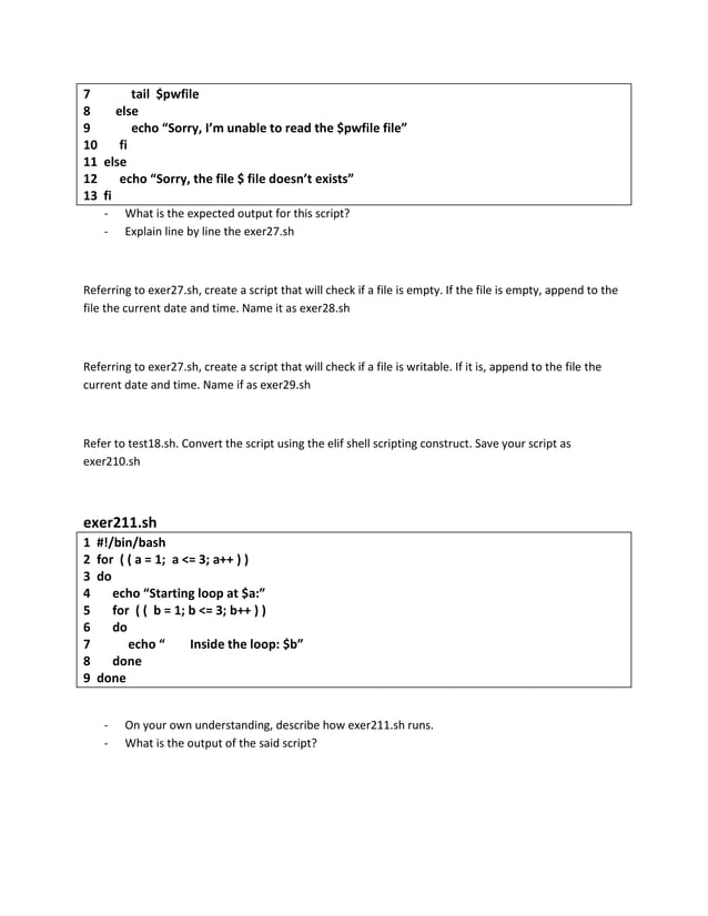 Shell Scripting Structured Commands Pdf 7268