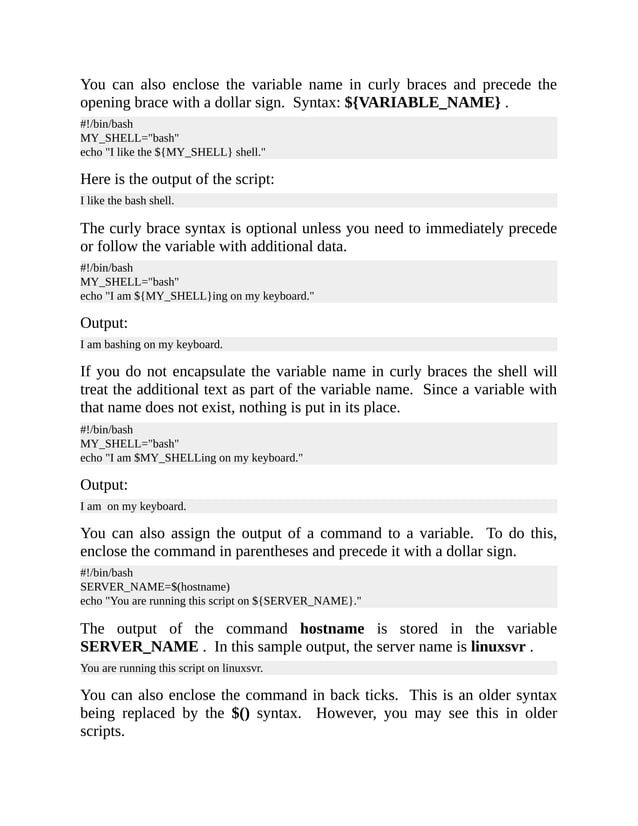 Shell scripting _how_to_automate_command_l_-_jason_cannon | PDF | Operating Systems | Computer ...