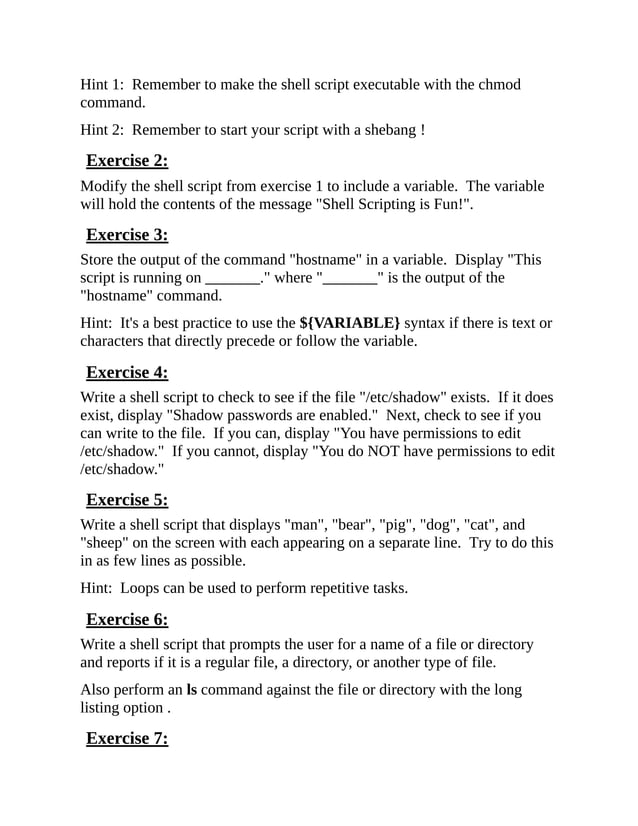 Shell scripting _how_to_automate_command_l_-_jason_cannon | PDF | Operating Systems | Computer ...