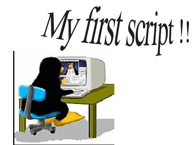Learn to Write ur first Shell script | PPT
