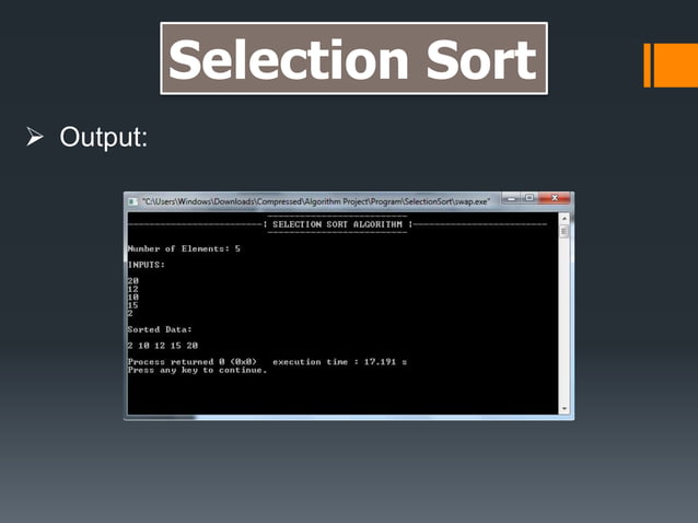 Shell Sort and Selection Sort Algorithm | PPTX | Programming Languages | Computing
