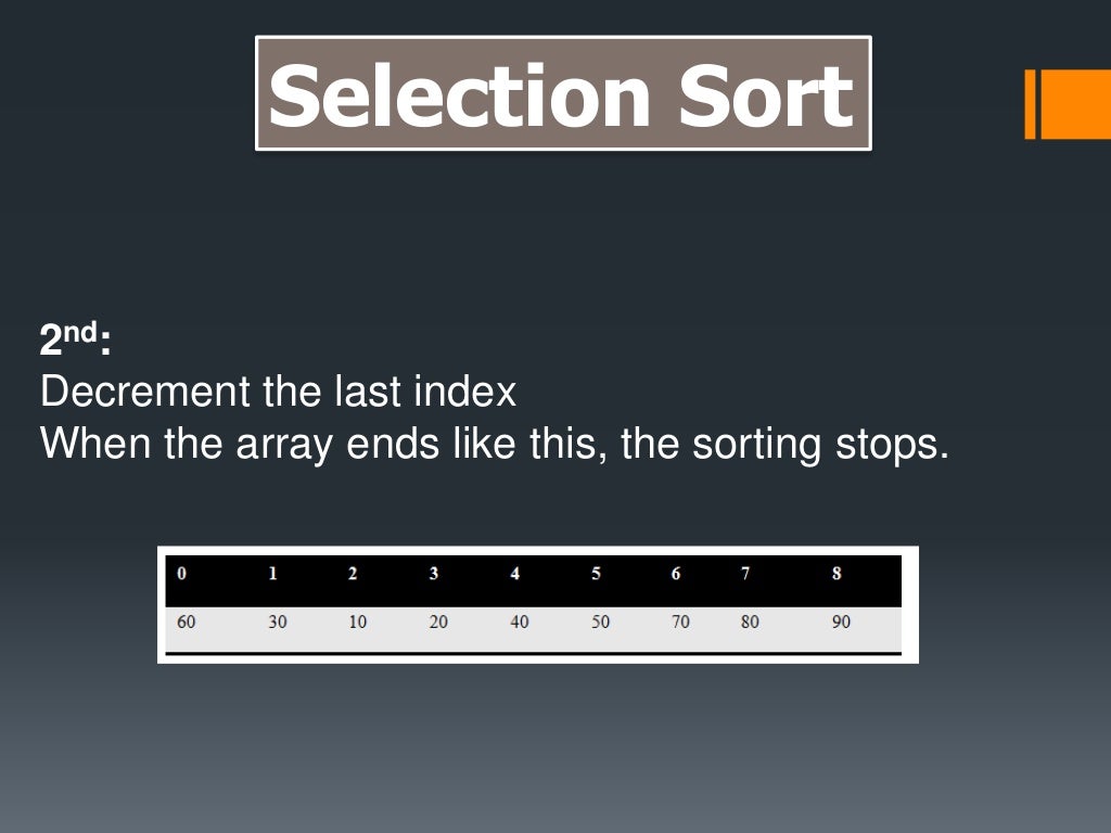 Shell Sort And Selection Sort Algorithm