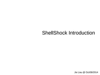Shell Shock | PPT
