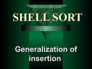 Shell sorting | PPT