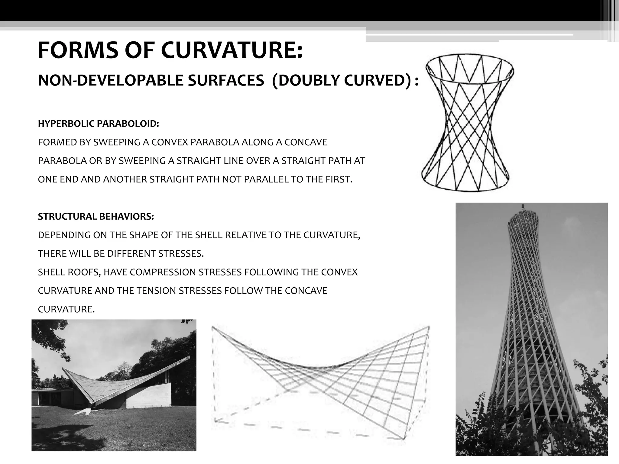 Shell structures- advanced building construction | PDF