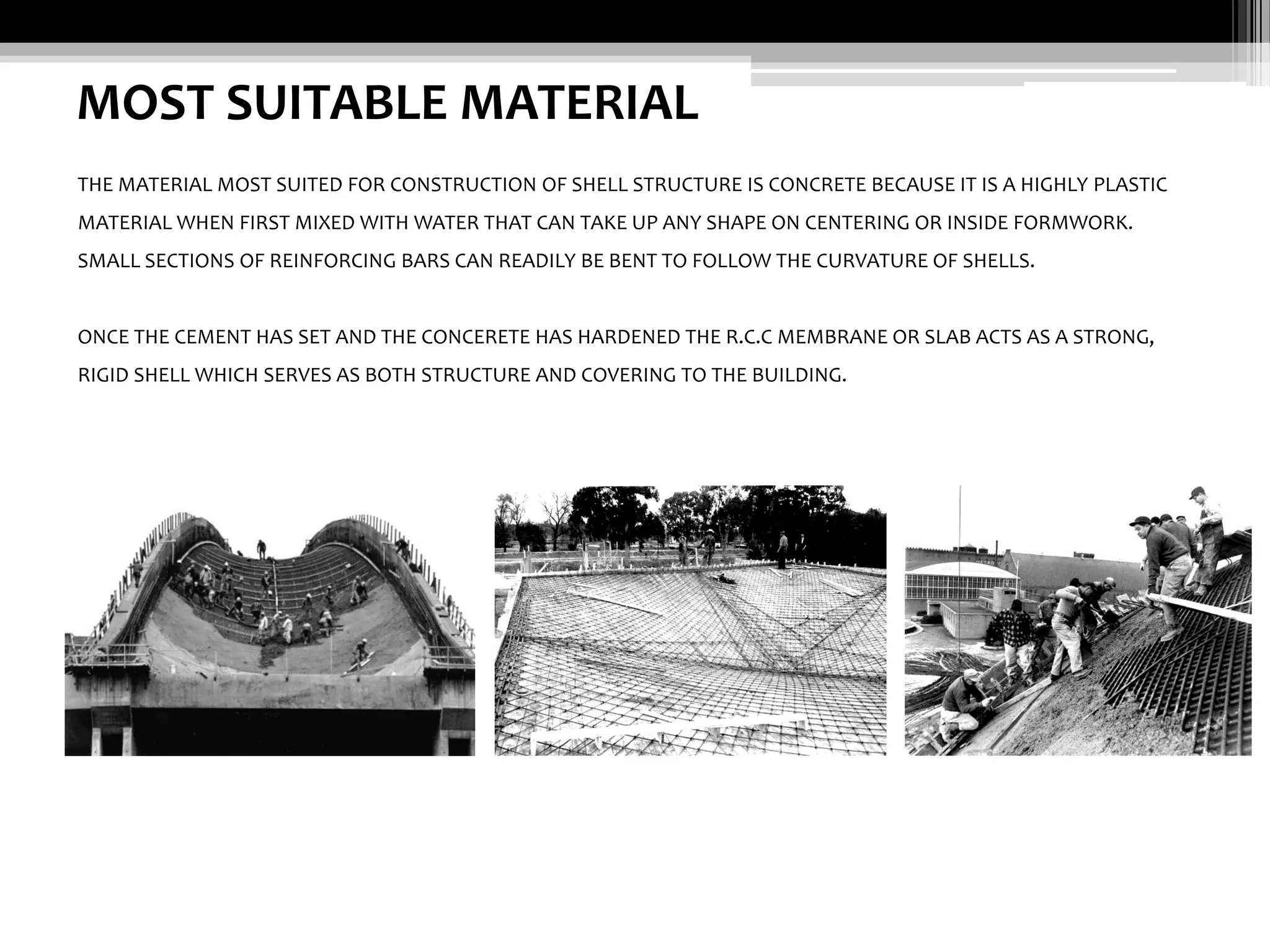 Shell structures- advanced building construction | PDF