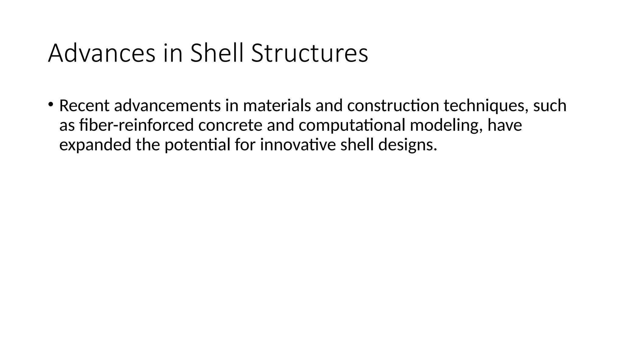 Shell Structures building technology five | PPTX