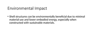 Shell Structures building technology five | PPTX