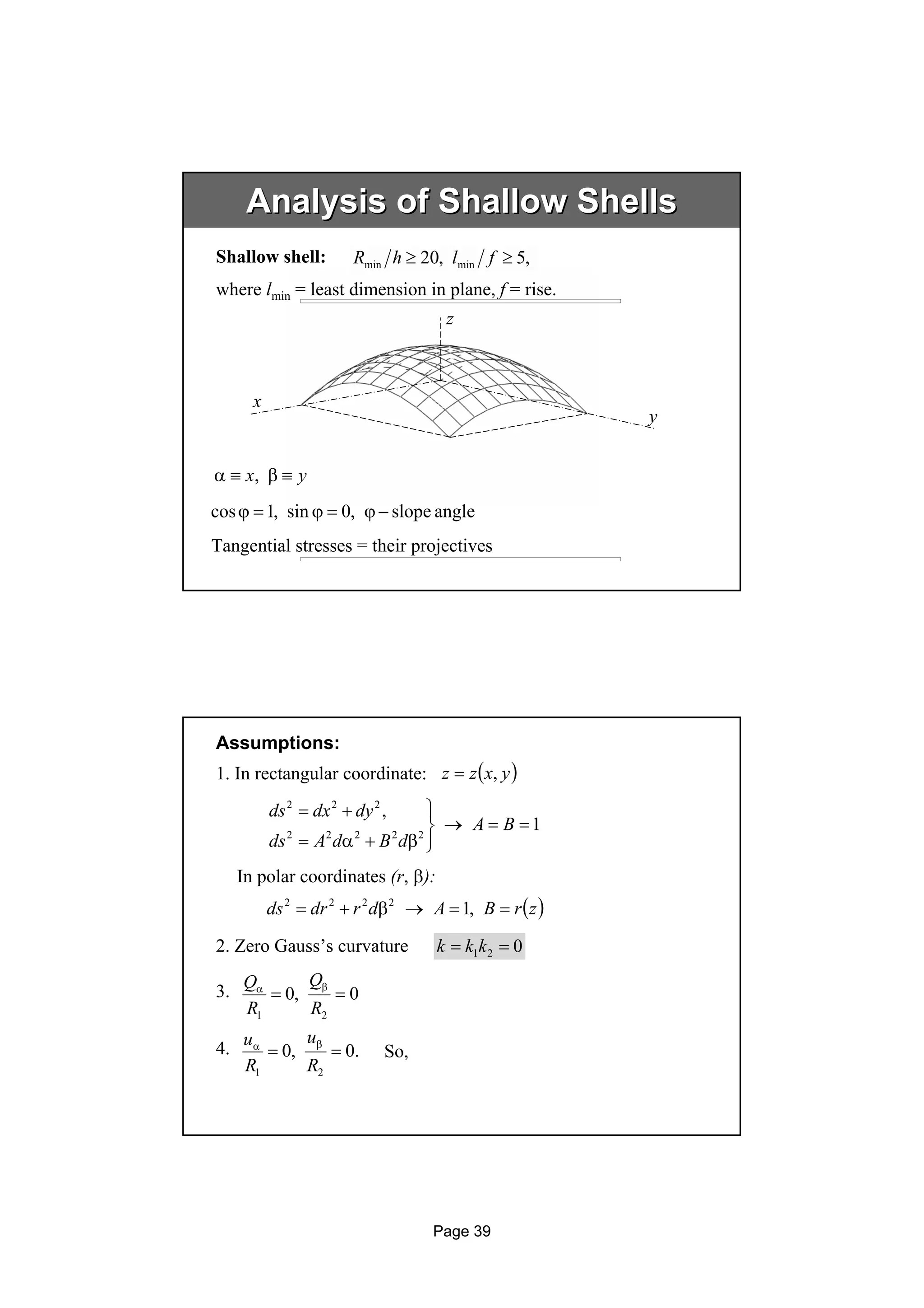 Shell theory | PDF