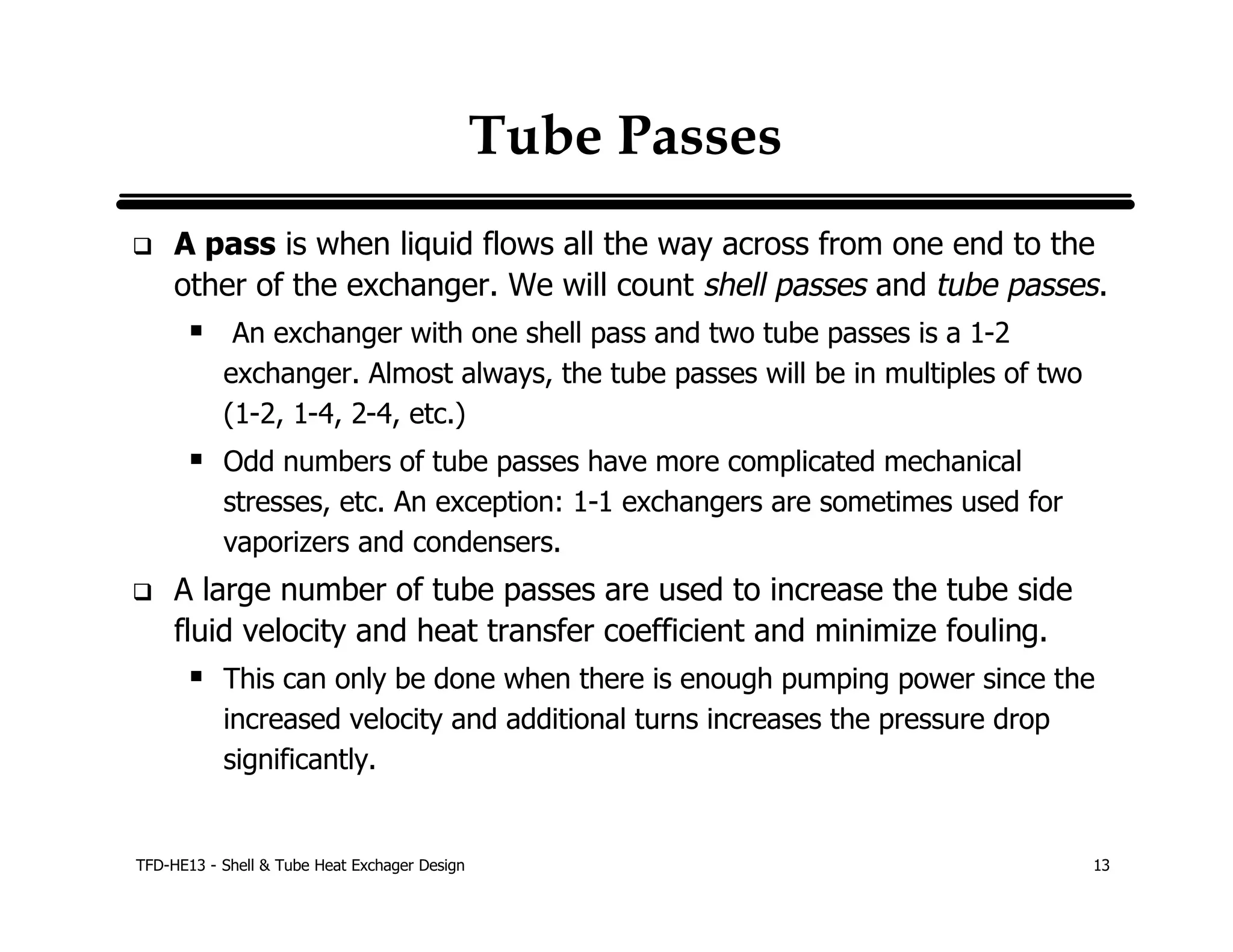 Shell&tube exchanger design | PDF