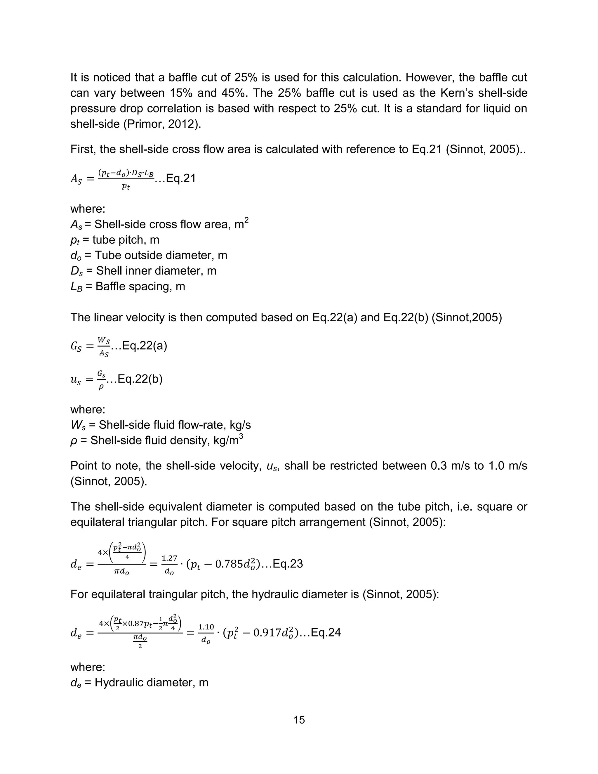 Shell & tube heat exchanger single fluid flow heat transfer | PDF