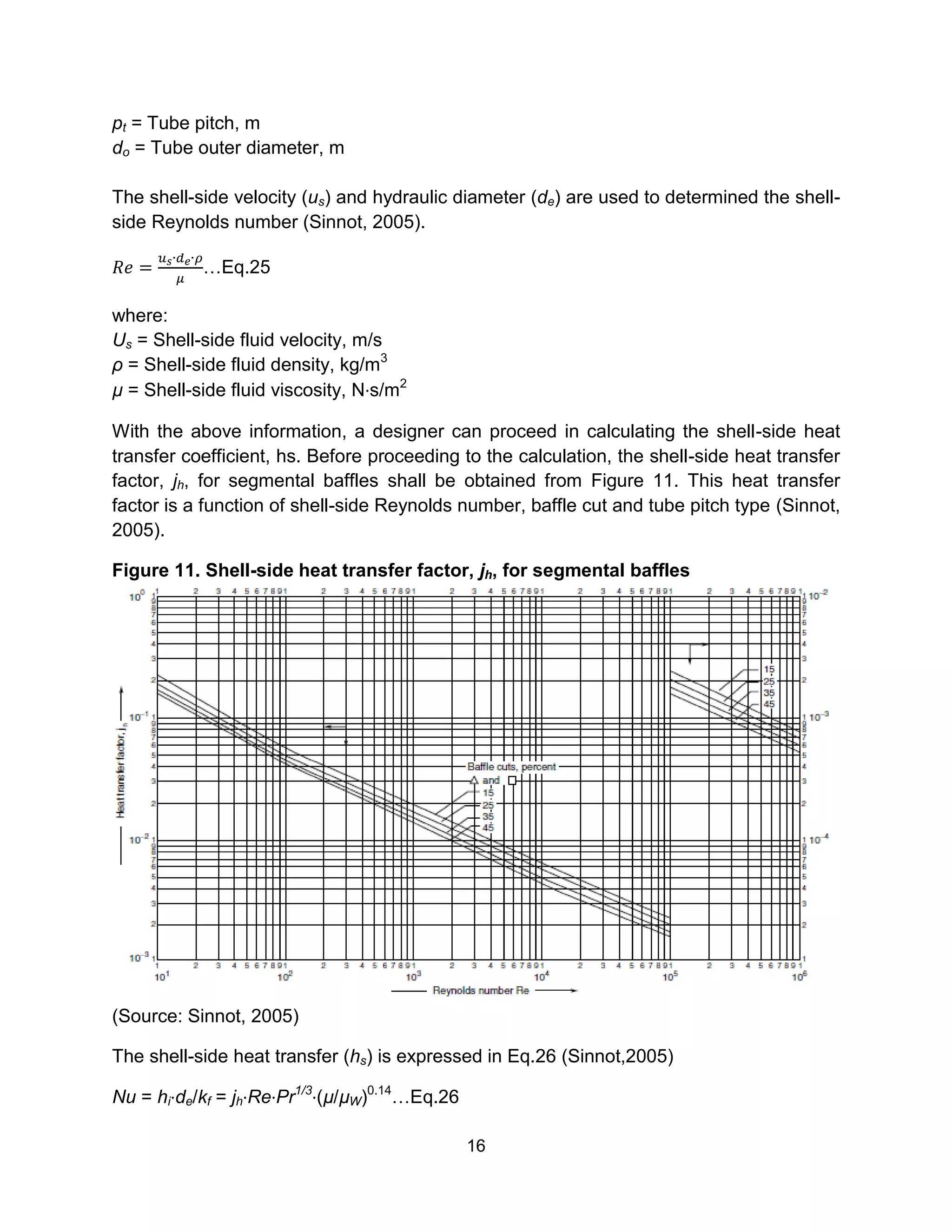 Shell & tube heat exchanger single fluid flow heat transfer | PDF