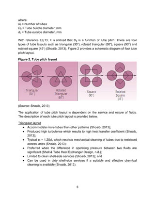 Shell & tube heat exchanger single fluid flow heat transfer | PDF