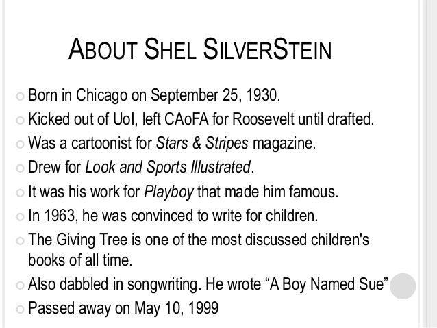 Shel silverstein