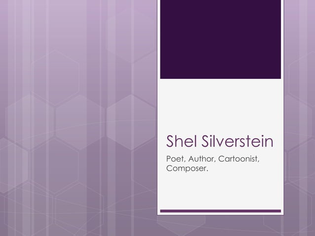 Shel silverstein | PPT