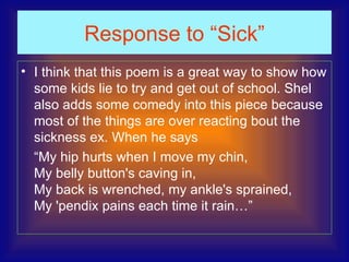 Shel Silverstein. Poetry | PPT