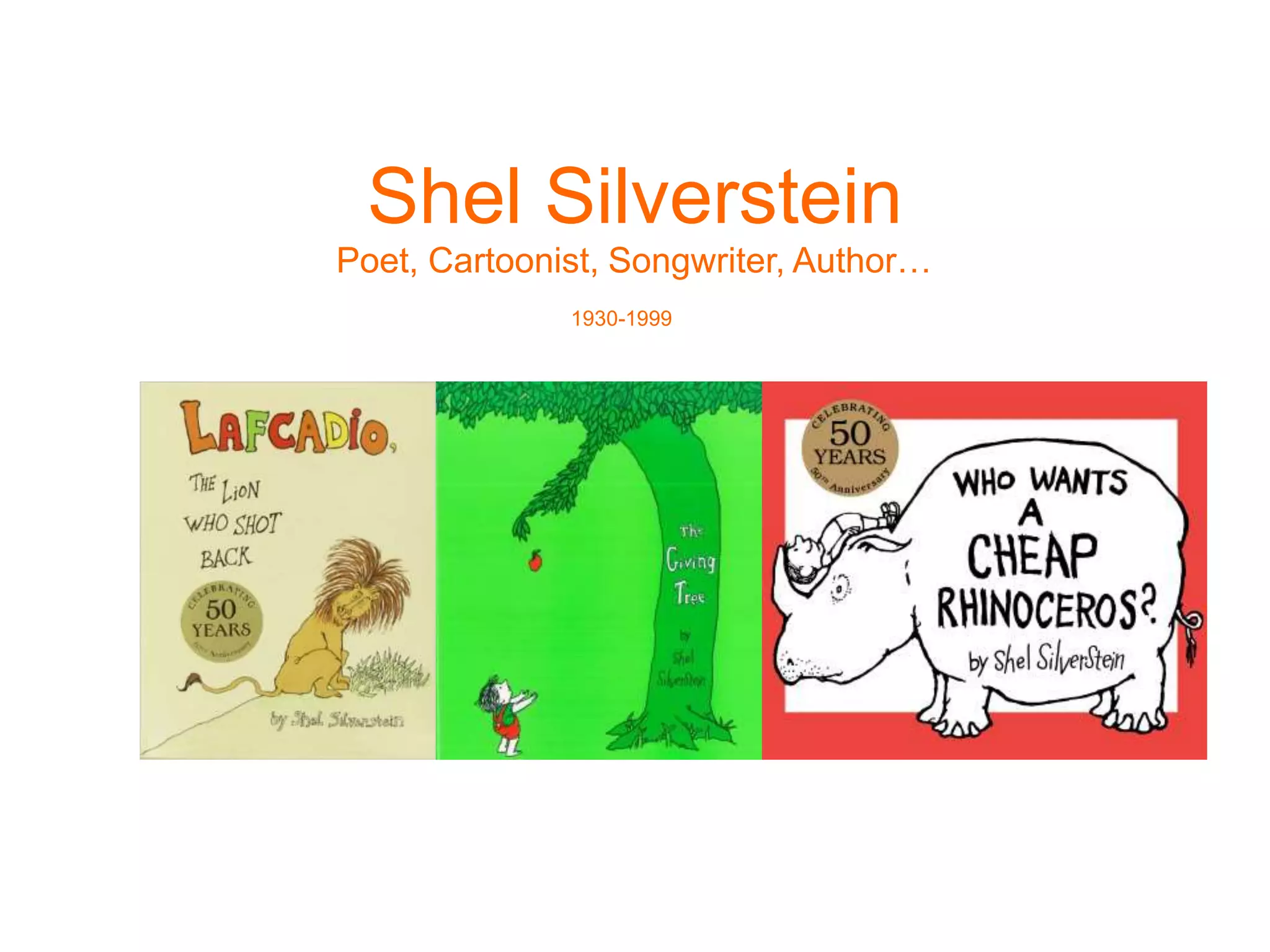 Shel silversteinpresentation | PPTX