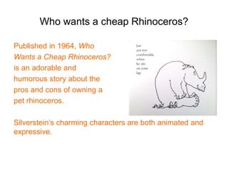 Shel silversteinpresentation | PPTX