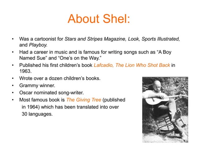 Shel silversteinpresentation | PPTX