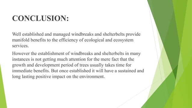 Shelterbelts and windbreaks | PPTX | Gardening | Home & Garden