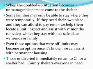 Shelter diversion | PPT