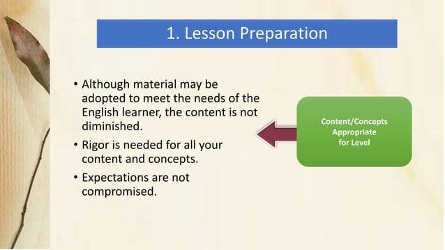 Sheltered instruction observation protocol | PPT