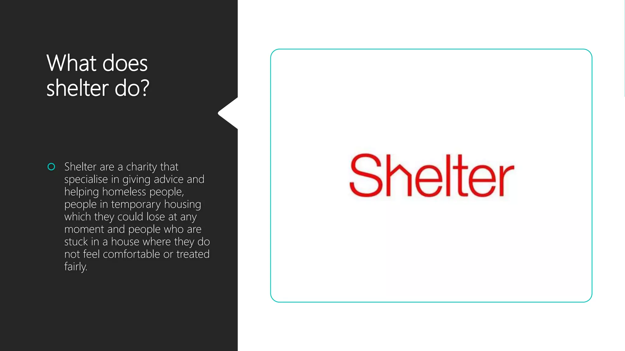 Shelter Presentation | Pptx