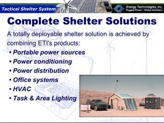 Tactical Shelter Systems | PPT