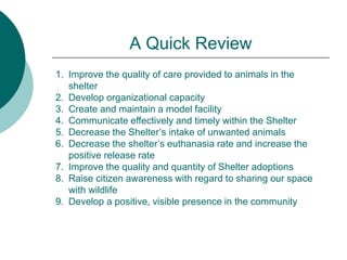 Animal Shelter Strategic Plan | PDF