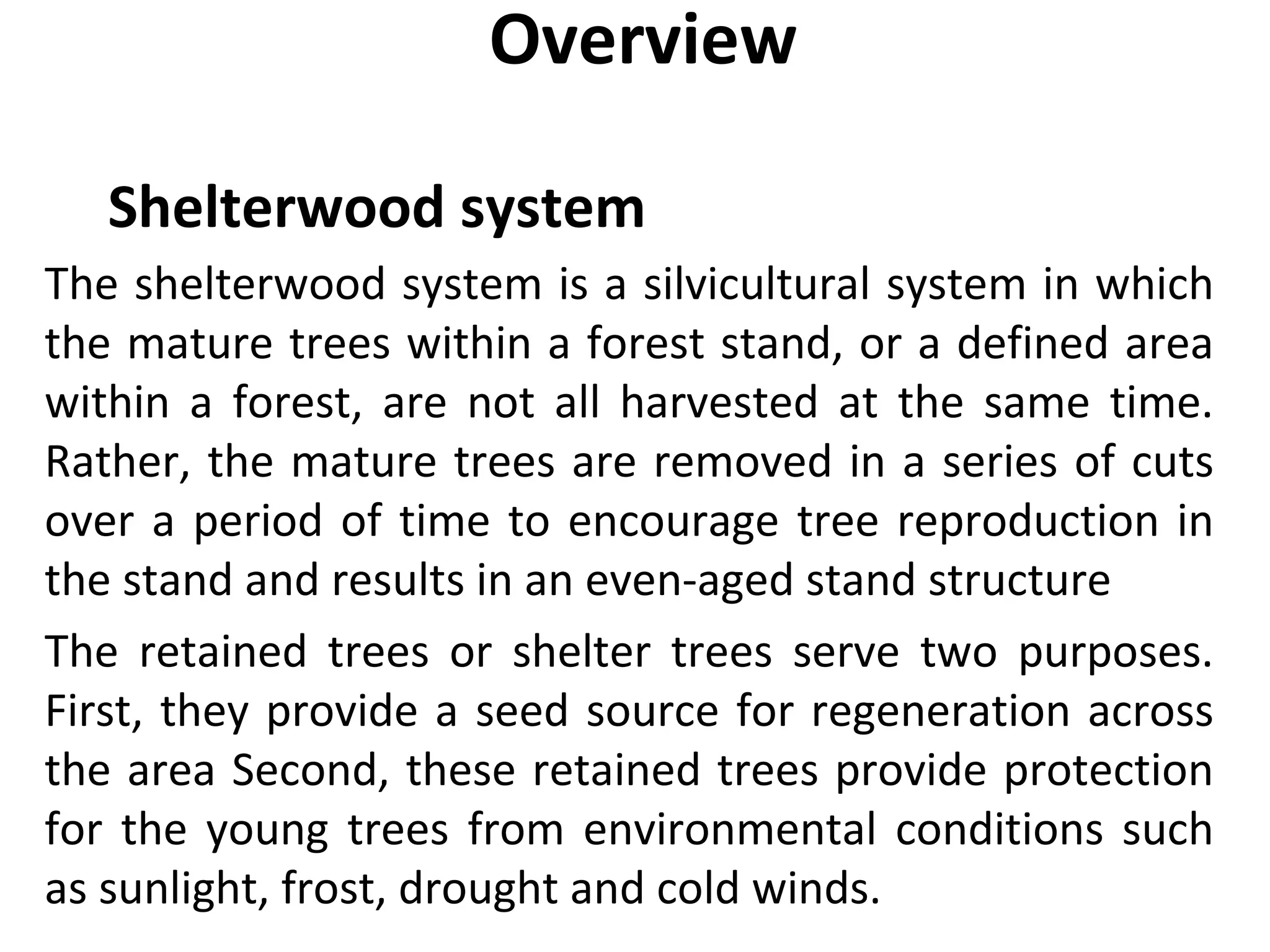 Shelterwood system kishor aryal | PPT