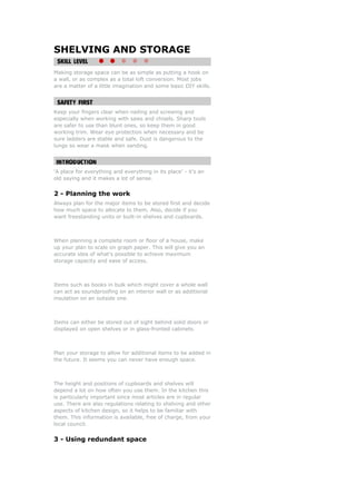 Shelving and storage | PDF
