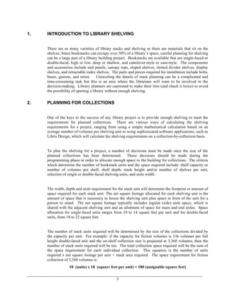 Shelvingfor libraries | PDF