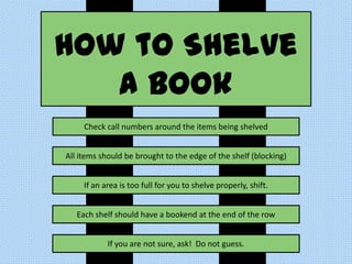 Shelving party power point | PPTX