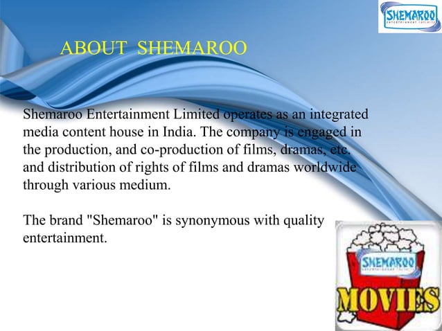 Shemaroo entertainment ltd | PPT