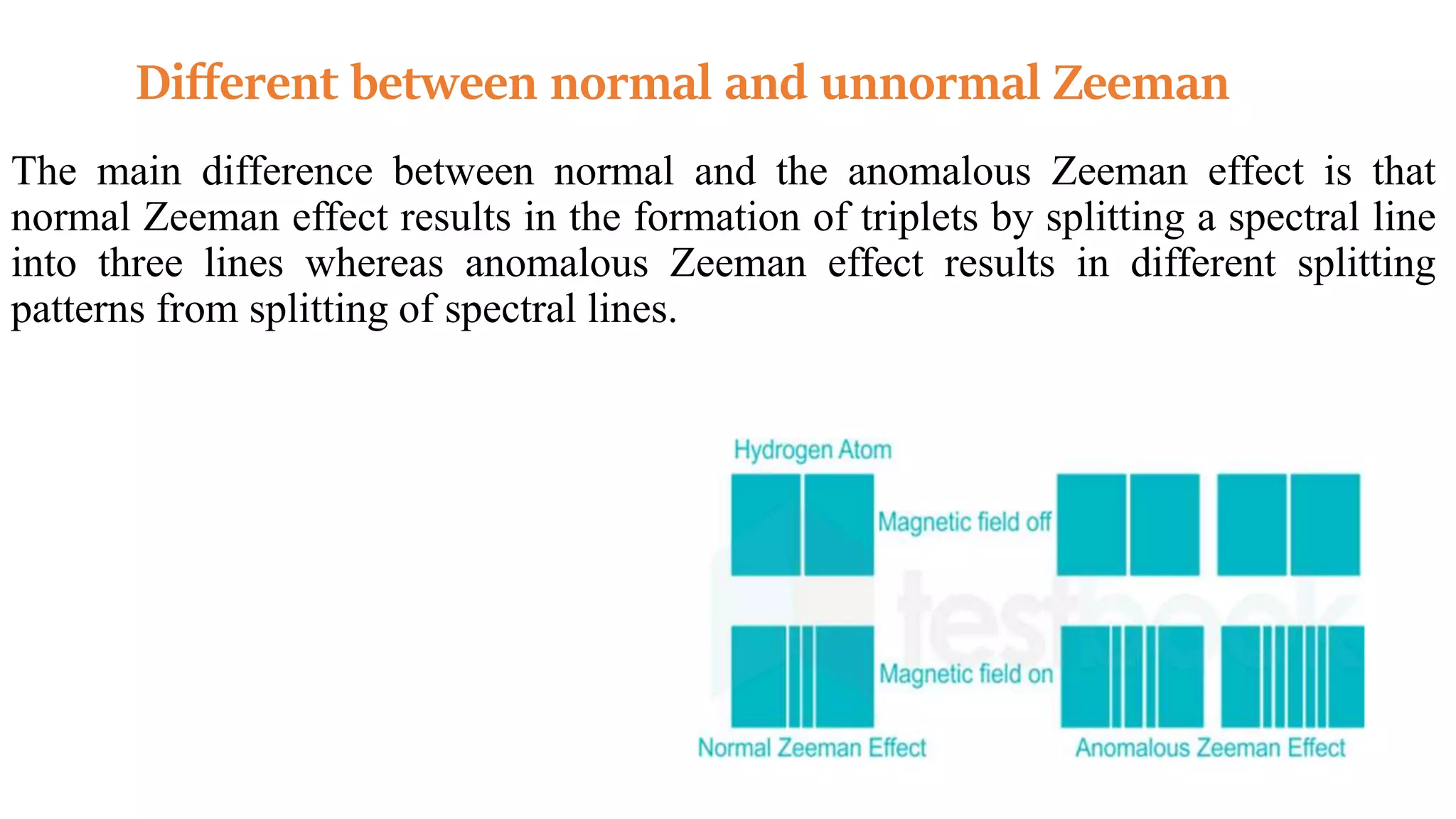 Zeeman effect | PPTX