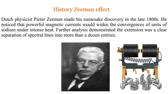 Zeeman effect | PPTX