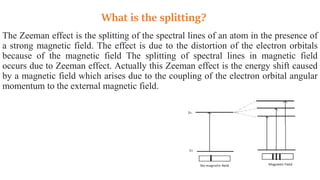 Zeeman effect | PPTX