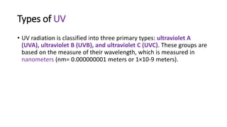 ultraviolet radiation | PPTX