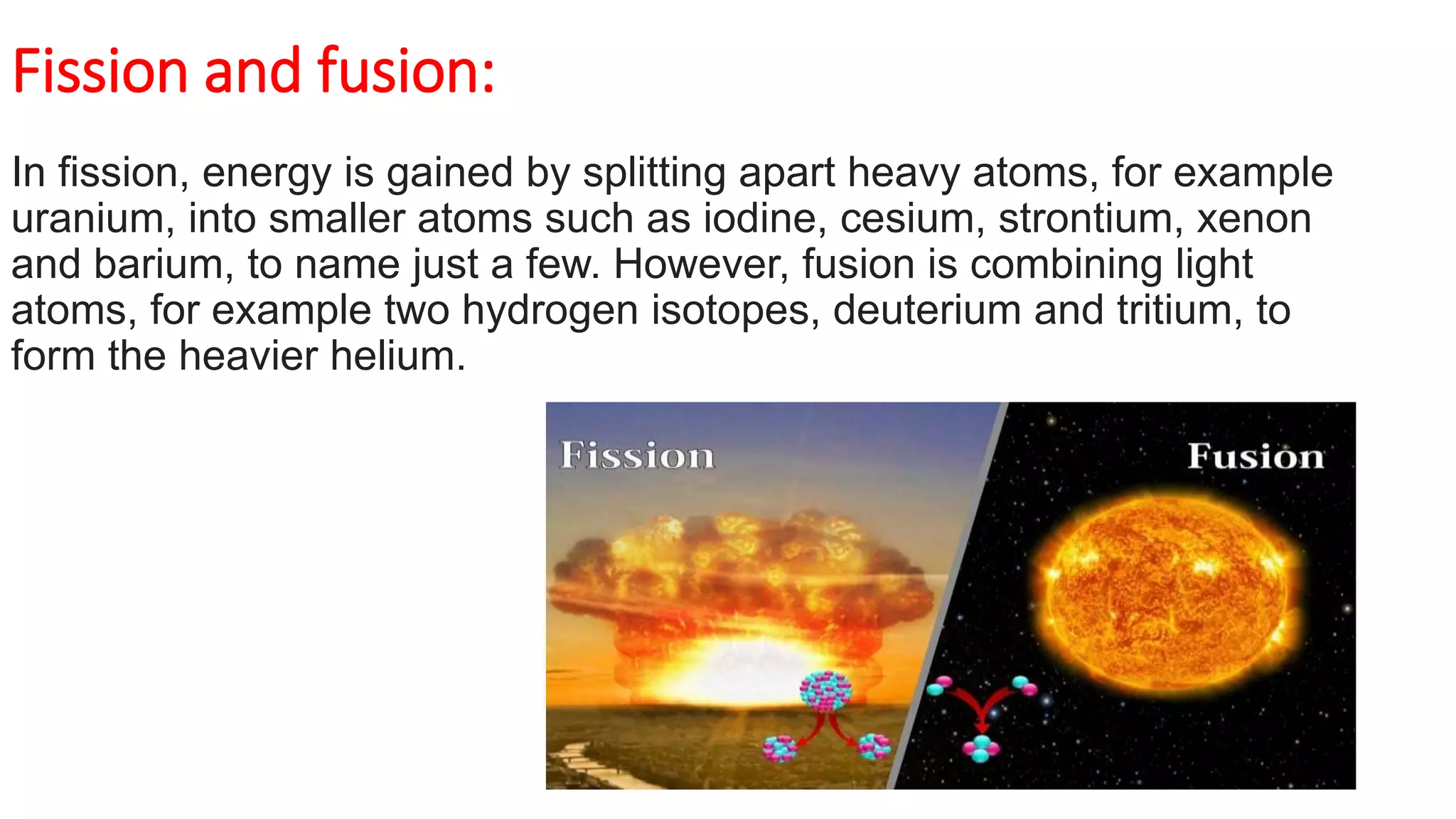fusion and fission | PPTX
