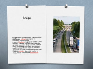 Shenjat rrugore | PPTX