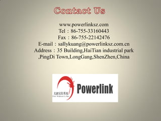 Shenzhen powerlink electronic technology fiber media converter | PDF