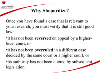 Shepardize | PPT