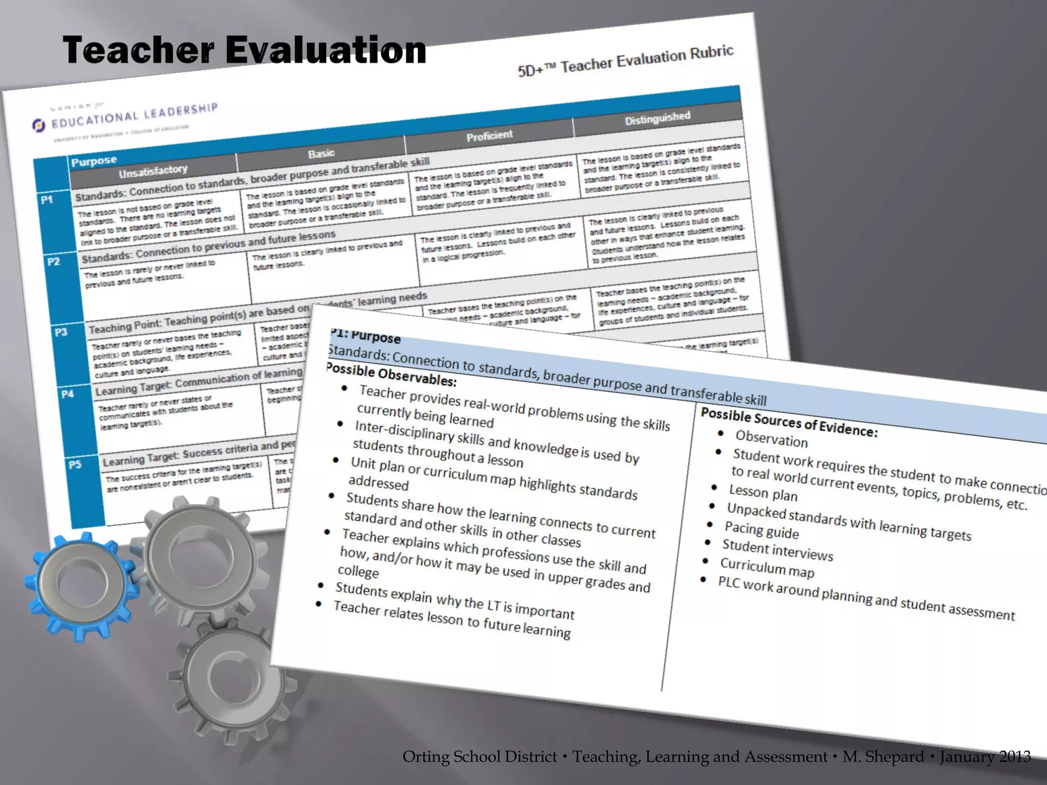 Teacher and Principal Evaluation School Board Study | PDF ...
