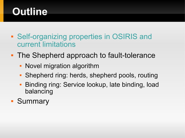Shepherd: Node Monitors for Fault-Tolerant Distributed Process Execution in OSIRIS | ODP | Cloud ...