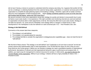 Poll: Causes of Poor Strategy ImplementationStrategy Execution Poll And Comments | PDF